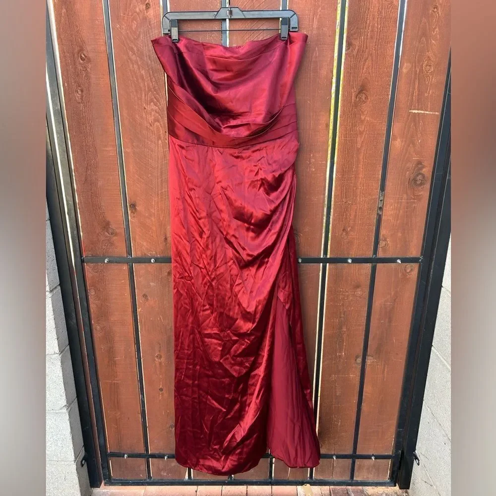 Reformation | Dresses | Reformation Barrow Silk Dresssize 2 Nwt Chianti ...